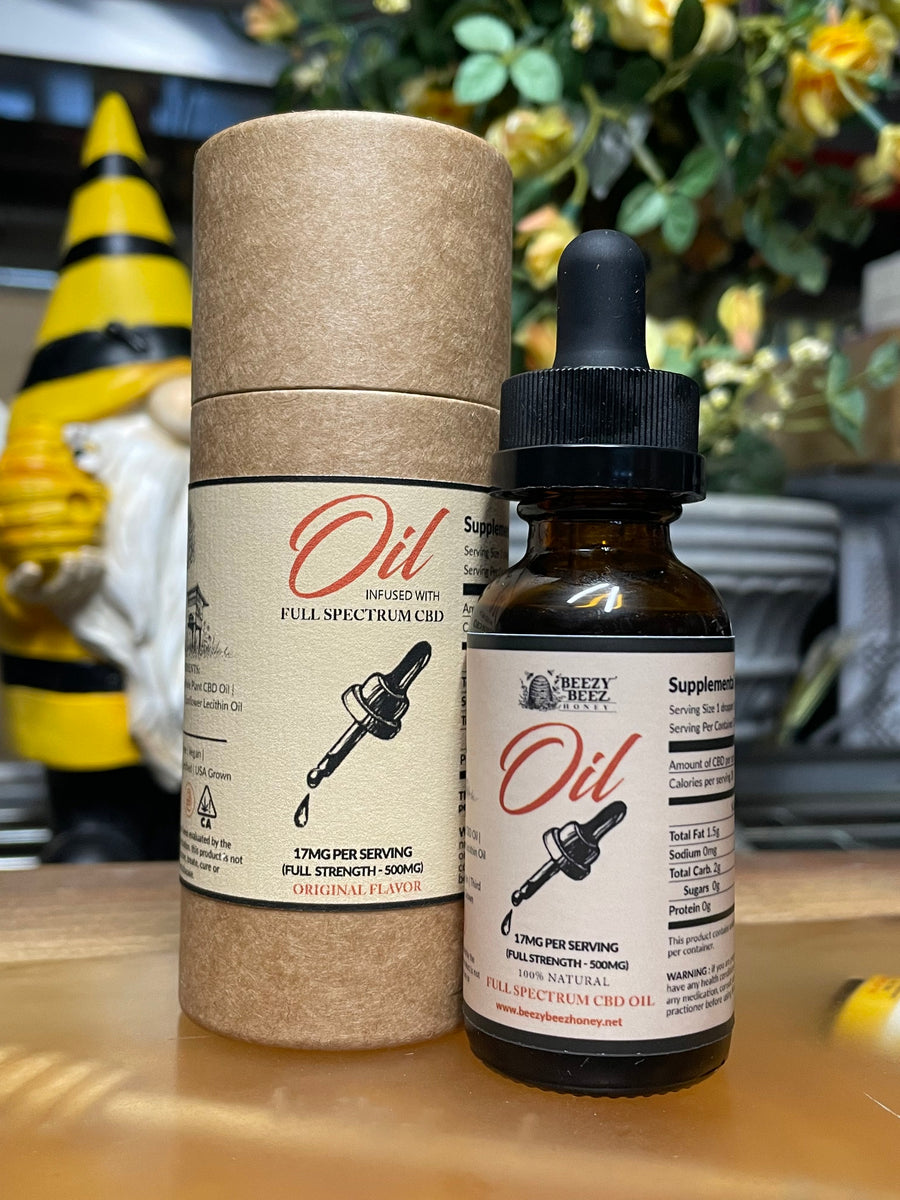 500mg Full Spectrum CBD Oil – BZB Wholesale